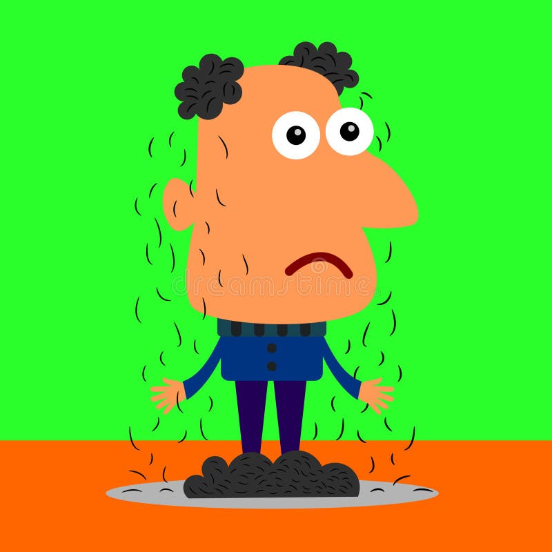 Sad And Bald Stock Photo - Image: 30265000