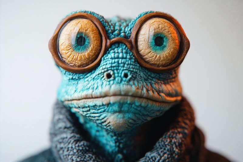 A Humorous Portrayal of a Weird Guy, Exaggerated and Playful Stock ...