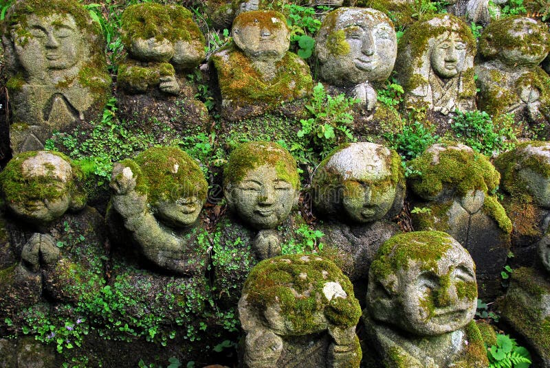 Humorous rakan stock image. Image of covered, nenbutsuji - 43549209