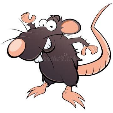 Humorous rat cartoon stock vector. Illustration of amusing - 16063075