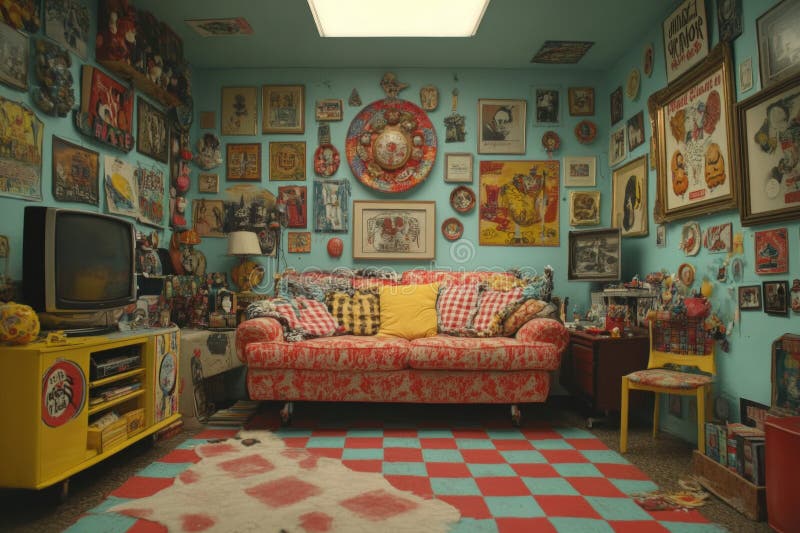 A Humorous Representation of Kitsch Art with Over-the-top Decorations ...