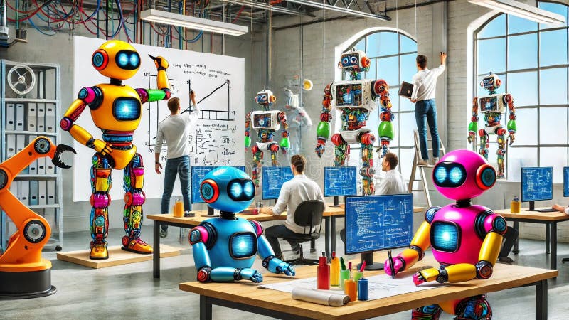 Colorful Ai Robots Stock Illustrations – 1,259 Colorful Ai Robots Stock ...