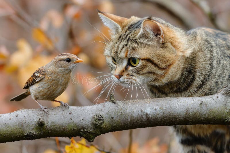 Cat chasing bird stock photo. Image of black, door, sculpture - 89001278