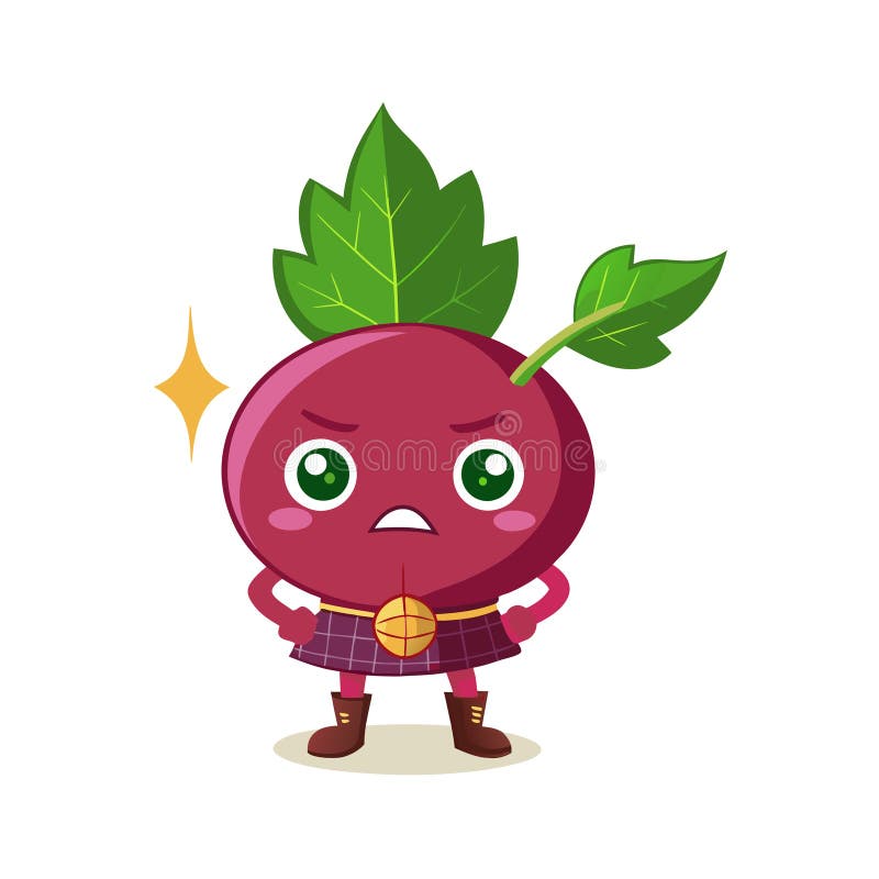 Humorous Stargazing Scene with Sprightly Beetroot Stock Illustration ...