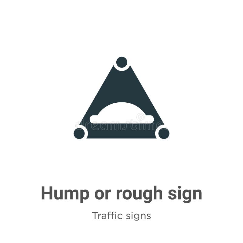 Hump Or Rough Isolated Icon. Simple Element Illustration From Traffic ...