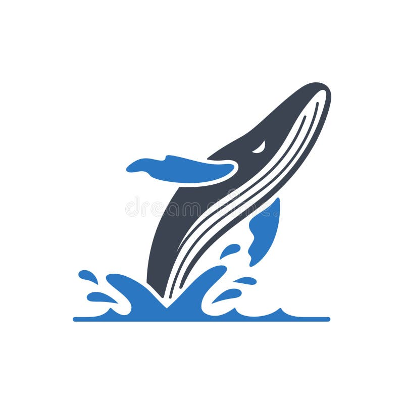 Humpback Whale Icon stock vector. Illustration of ocean - 384694777