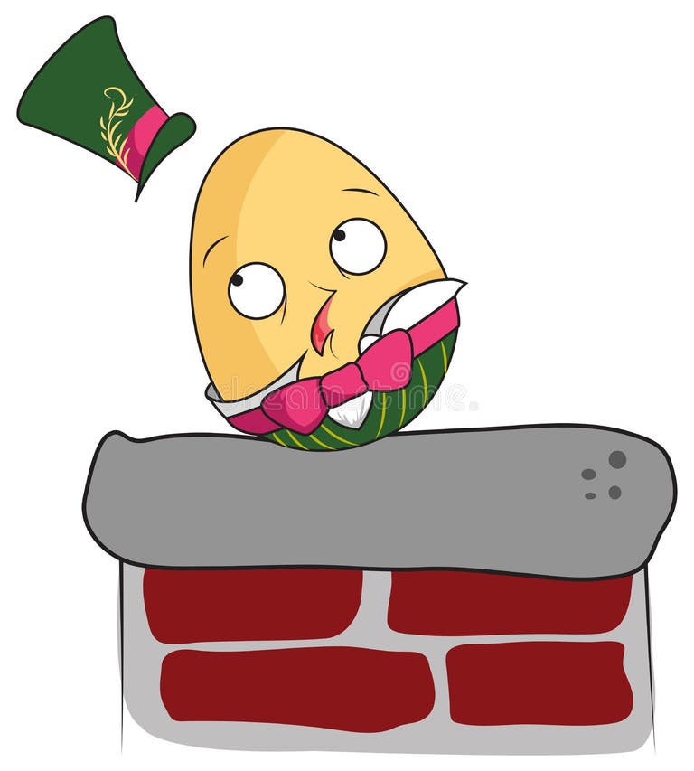 Humpty Dumpty Falling Off Wall Stock Illustrations – 6 Humpty Dumpty ...