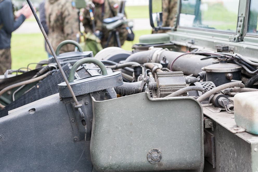 Humvee engine stock image. Image of vehicle, repair, iron - 40757001