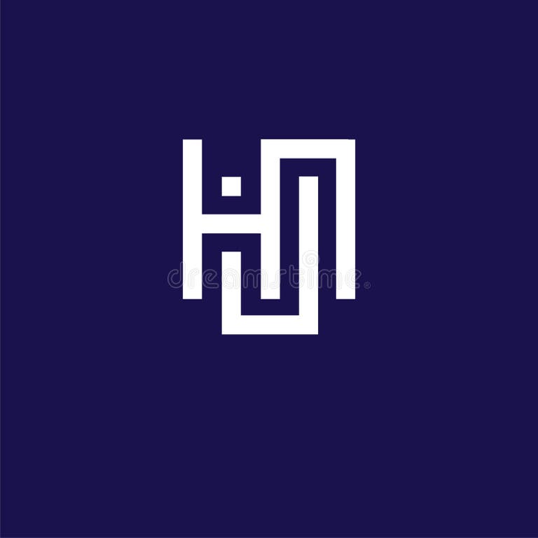 HUN Initial Letter Logo Design Element. Logo Vector Template Stock ...