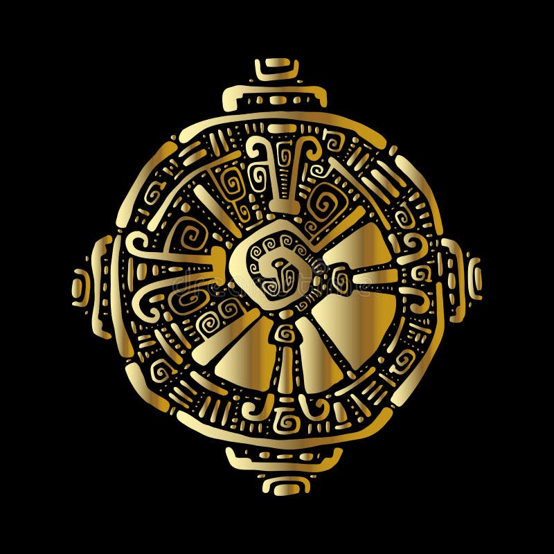 Hunab Ku Símbolo Maya Ilustración Del Vector Ilustración del Vector ...