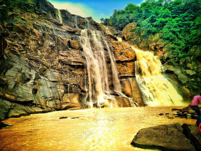Hundaru Water Fall in Ranchi Jharkhand Stock Photo - Image of hundaru ...