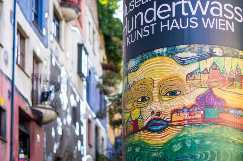 Hundertwasser Architecture in Vienna, Austria Editorial Stock Image ...