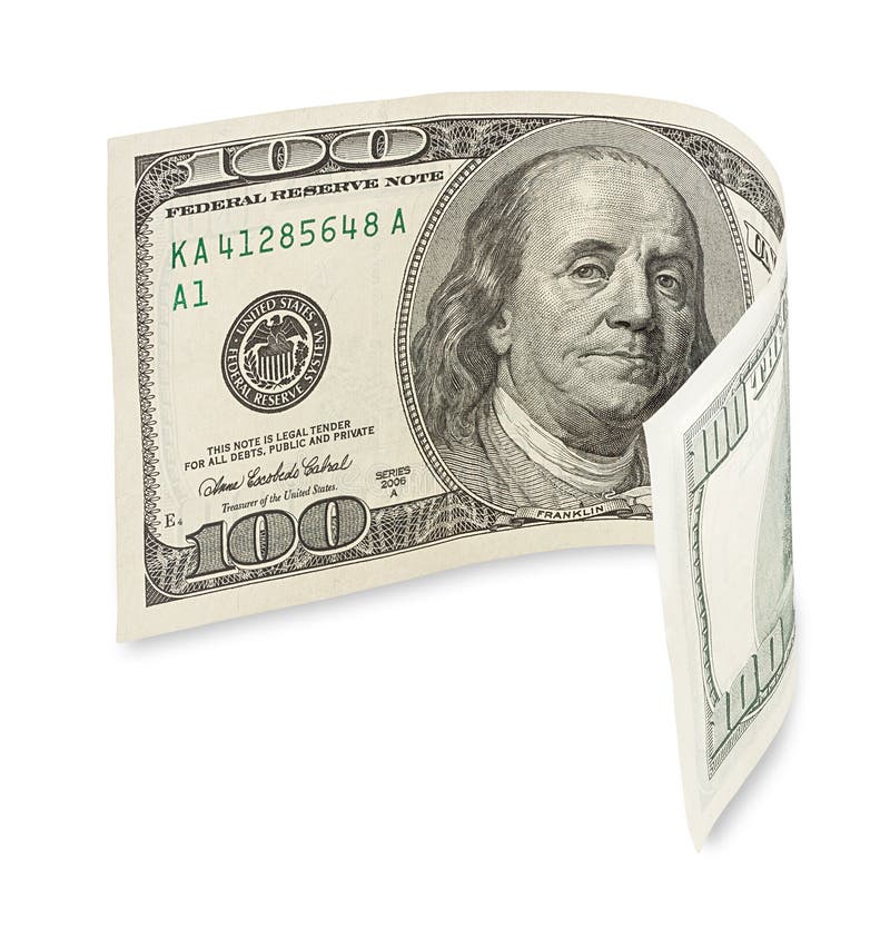 Hundred dollar bill stock image. Image of objects, decoration - 27920911
