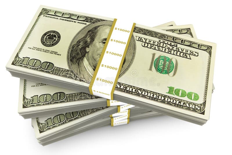 Hundred Dollar Bundles stock illustration. Illustration of closeup ... Hundred Dollar Bundles stock illustration. Illustration of closeup ...