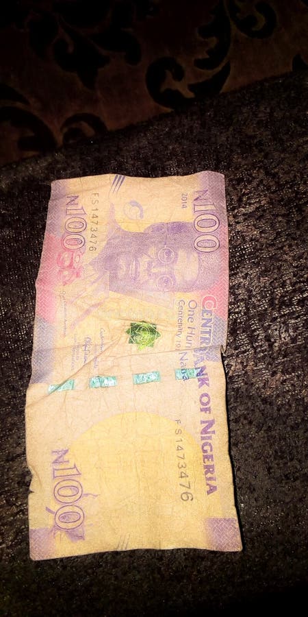 A Hundred Naira Currency Note of Nigeria Stock Photo - Image of nigeria ...