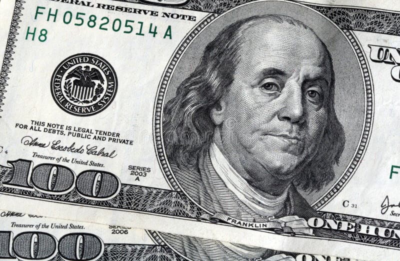 Hundreds of Dollars stock photo. Image of rich, american - 10388584