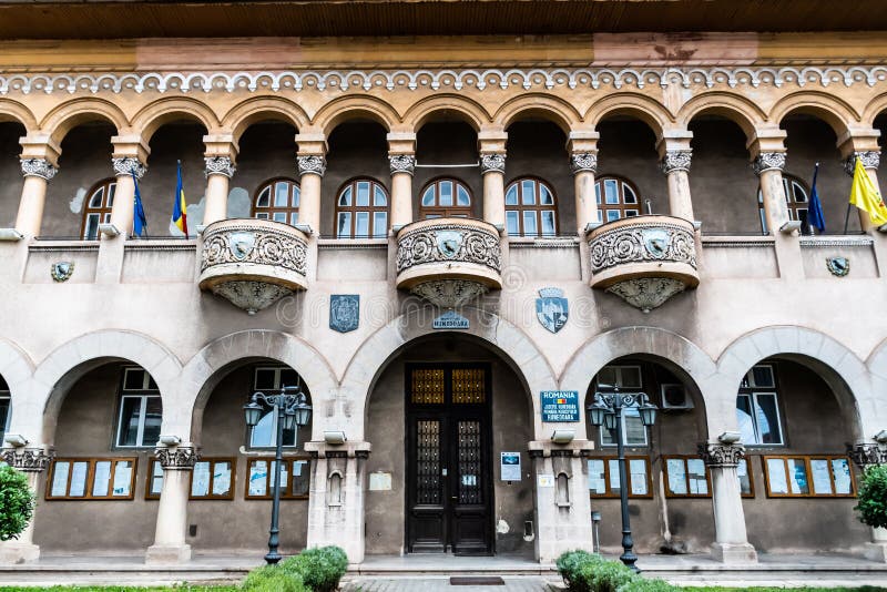 Hunedoara City, Corvinilor Castle in Summer Season Stock Photo - Image ...