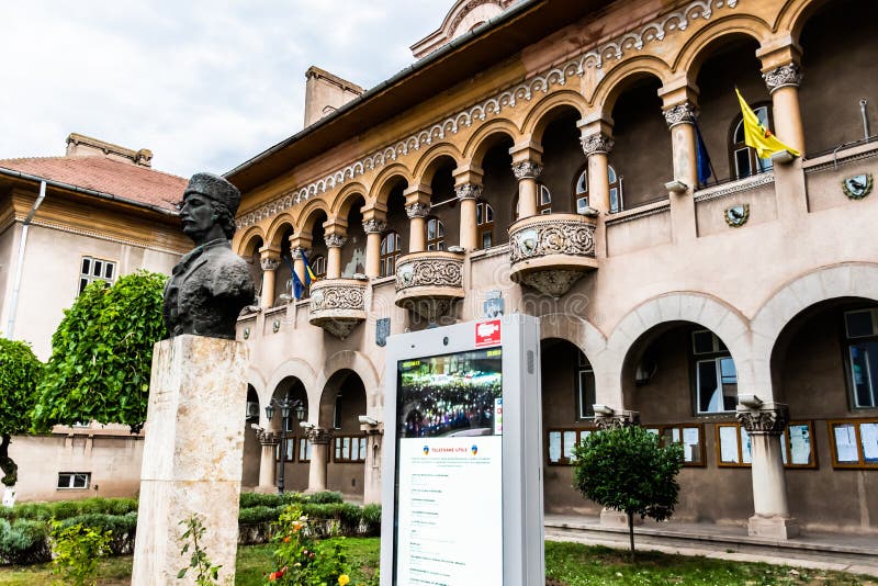 Hunedoara City, Corvinilor Castle in Summer Season Stock Photo - Image ...