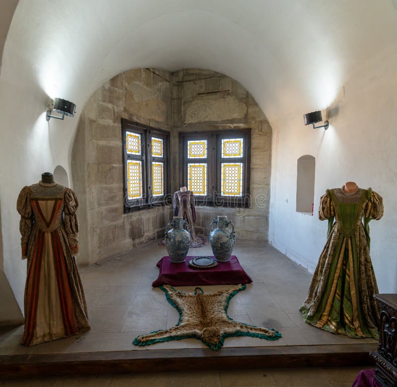 View of the Queen`s Dressing Room Inside the Hunedoara Castle in ...