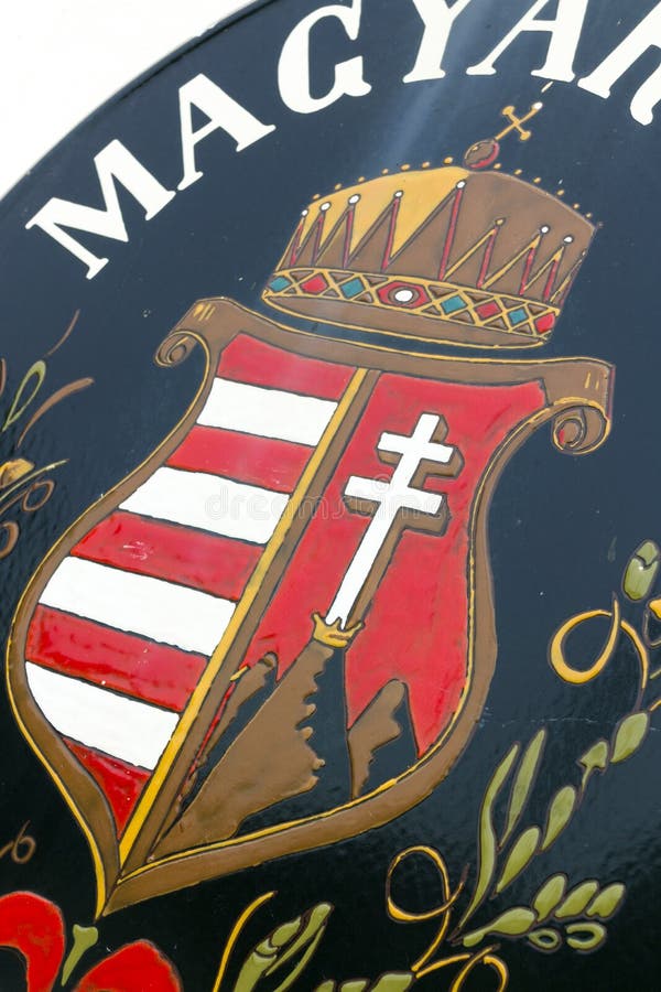 Hungarian coat of arms editorial image. Image of summer - 99211245