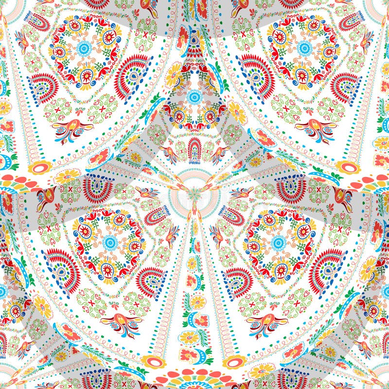 Hungarian Embroidery Pattern 152 Stock Vector - Illustration of fashion ...