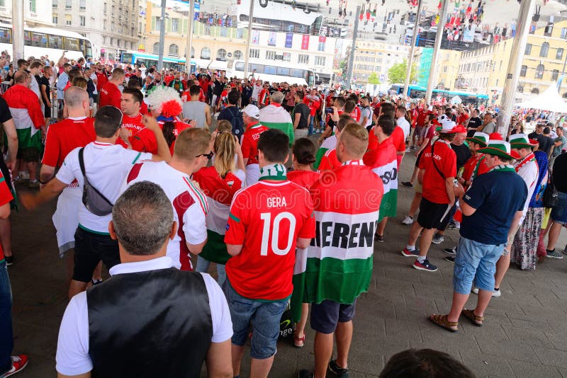 Hungarian fans editorial image. Image of group, qualifier - 75650730