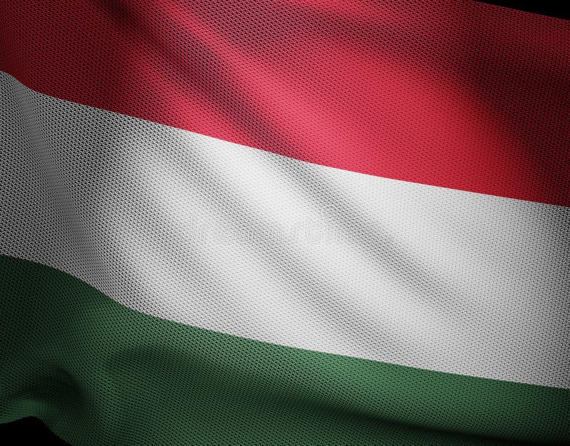 Hungarian flag stock illustration. Illustration of flag - 326271125