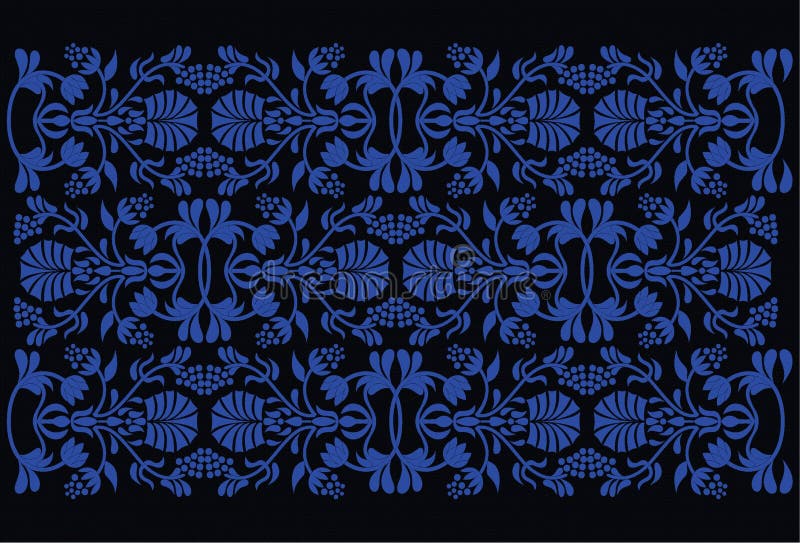 Hungarian folk art stock vector. Illustration of ornate - 88089254