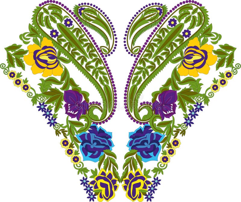 Hungarian folk art stock vector. Illustration of painting - 90722426