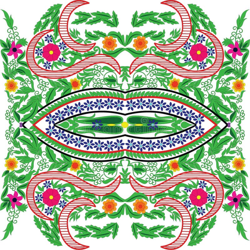 Hungarian folk art stock vector. Illustration of abstract - 90722961