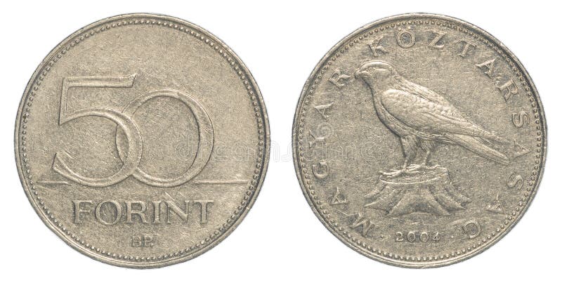 20 Hungarian forint coin stock image. Image of financial - 76045691