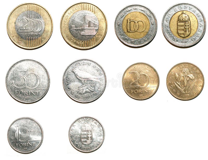Hungarian forint coins stock photo. Image of forint, hungary - 31141278