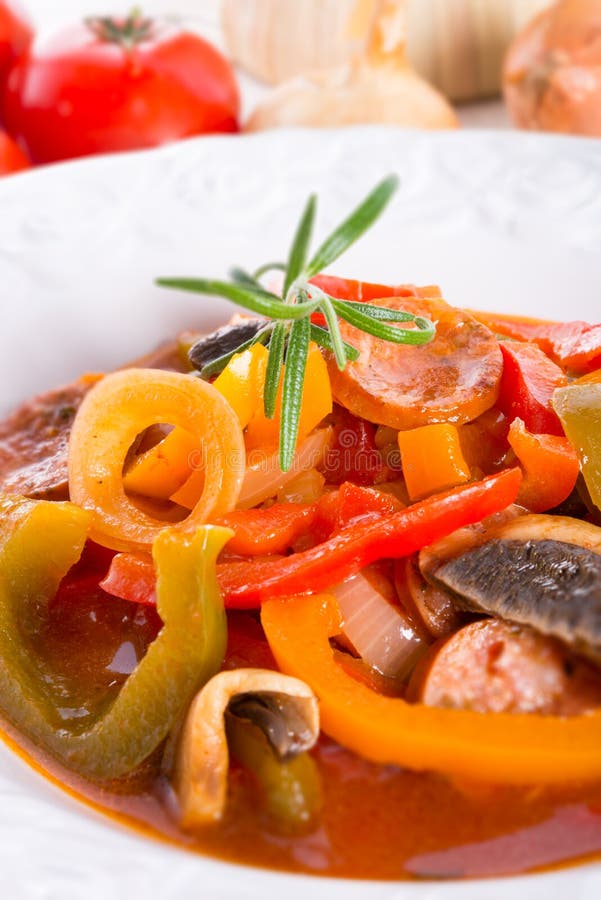 Hungarian Lecho stock image. Image of dish, letcho, carrot - 31644631