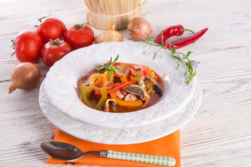 Hungarian Lecho stock photo. Image of diet, delicious - 31645516