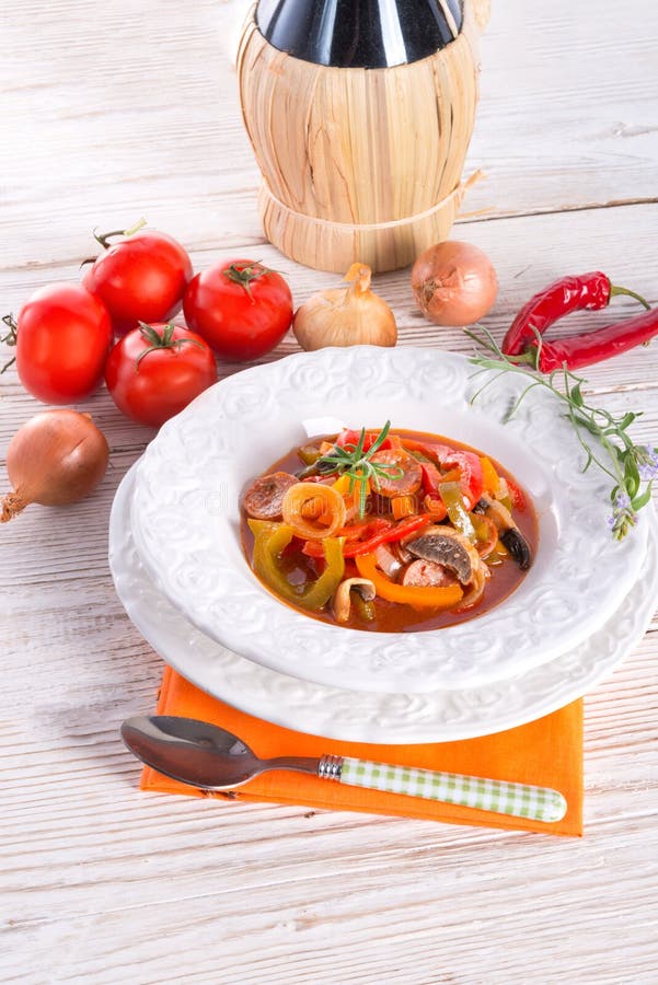Hungarian Lecho stock image. Image of culinary, letscho - 36060427