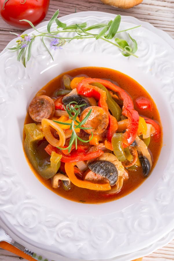 Hungarian Lecho stock photo. Image of dish, gourmet, hungarian - 31690568