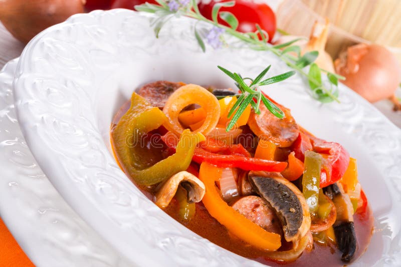 Hungarian Lecho stock image. Image of green, healthy - 31702889