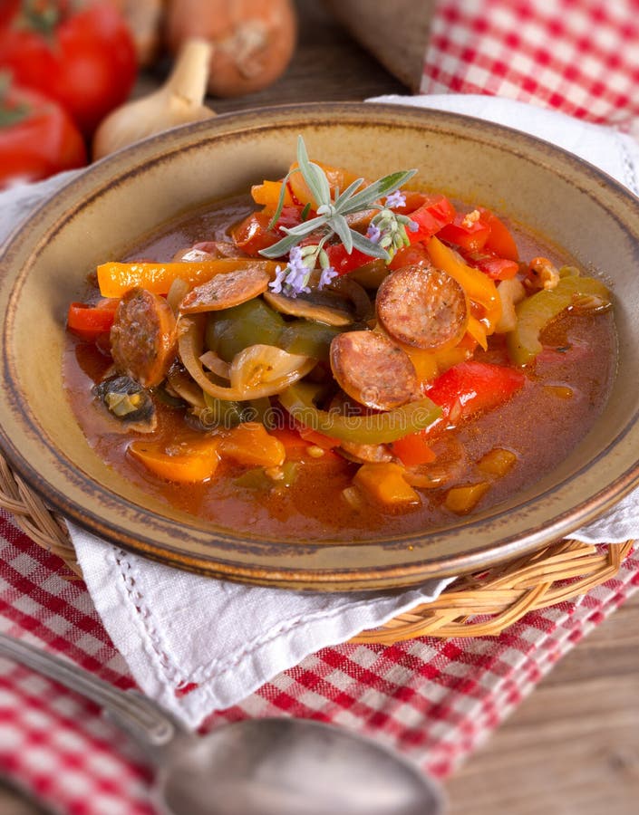 Hungarian Lecho stock photo. Image of healthy, culinary - 31743488