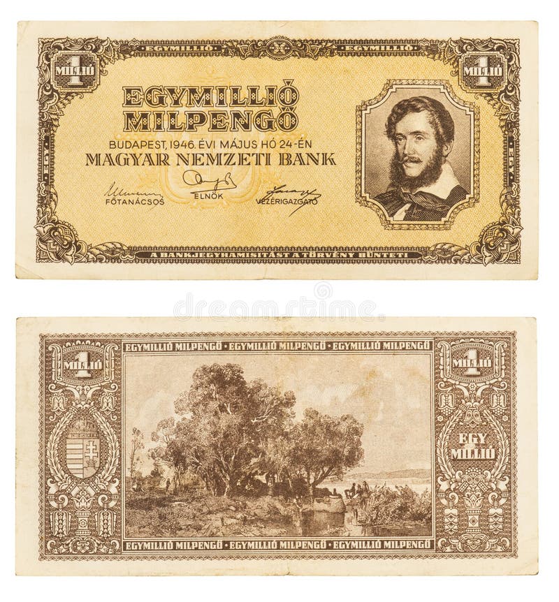 Hungarian banknote stock image. Image of finance, cash - 359298267