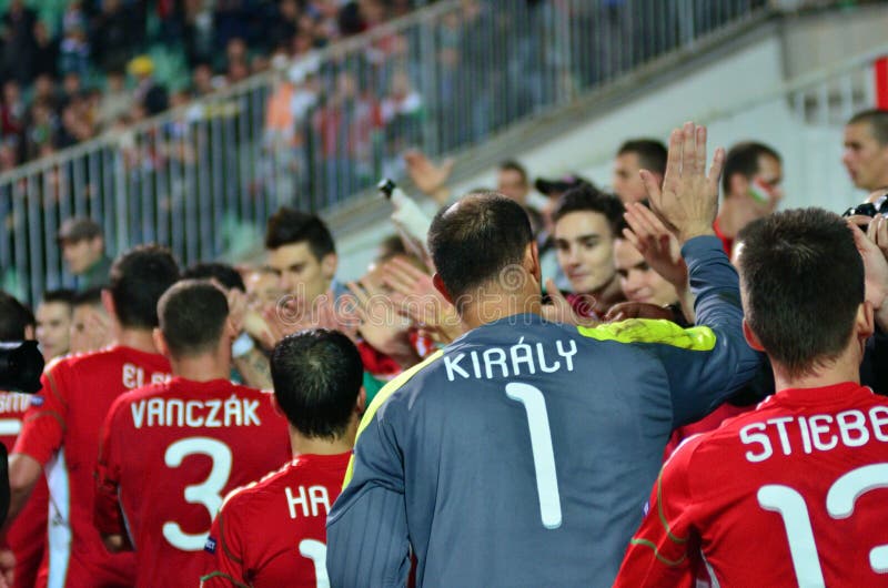 Hungarian national team editorial stock image. Image of match - 21605314