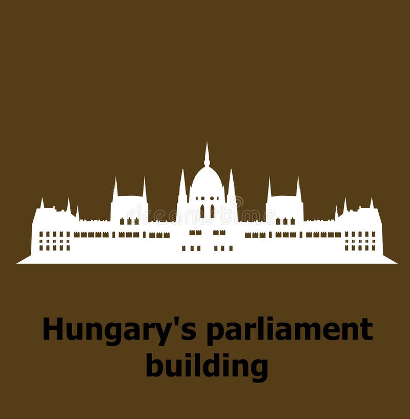 Hungarian Parliament Building. the Symbol of Budapest, Hungary. Stock ...