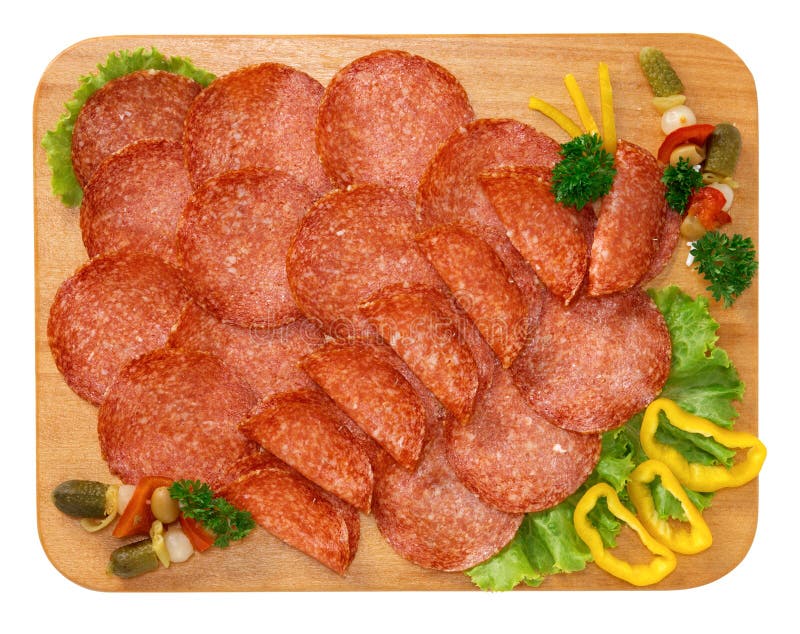 Hungarian salami stock image. Image of eating, cuisine - 24800637
