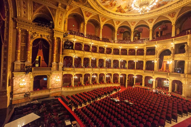 Hungarian State Opera Budapest Editorial Stock Photo - Image of tourist ...