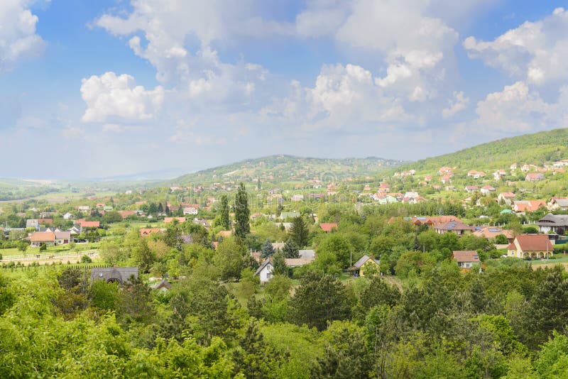 View on Hungarian Countryside in Summer. Stock Photo - Image of natural ...
