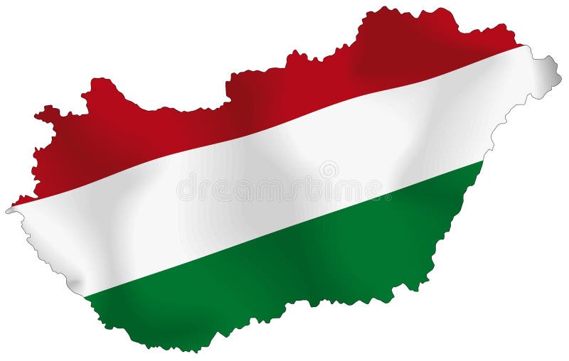 Hungary flag stock vector. Illustration of european, borders - 6275328