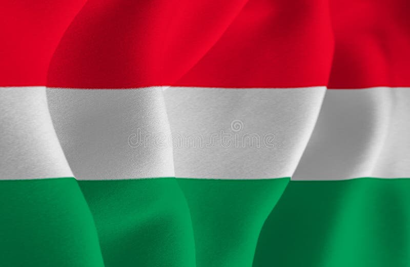 Hungary flag design 3 stock illustration. Illustration of concept ...