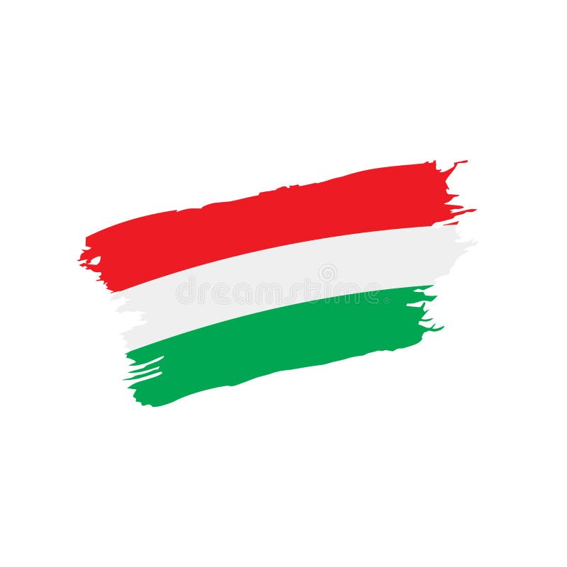 Hungary Flag, Vector Illustration Stock Vector - Illustration of ...