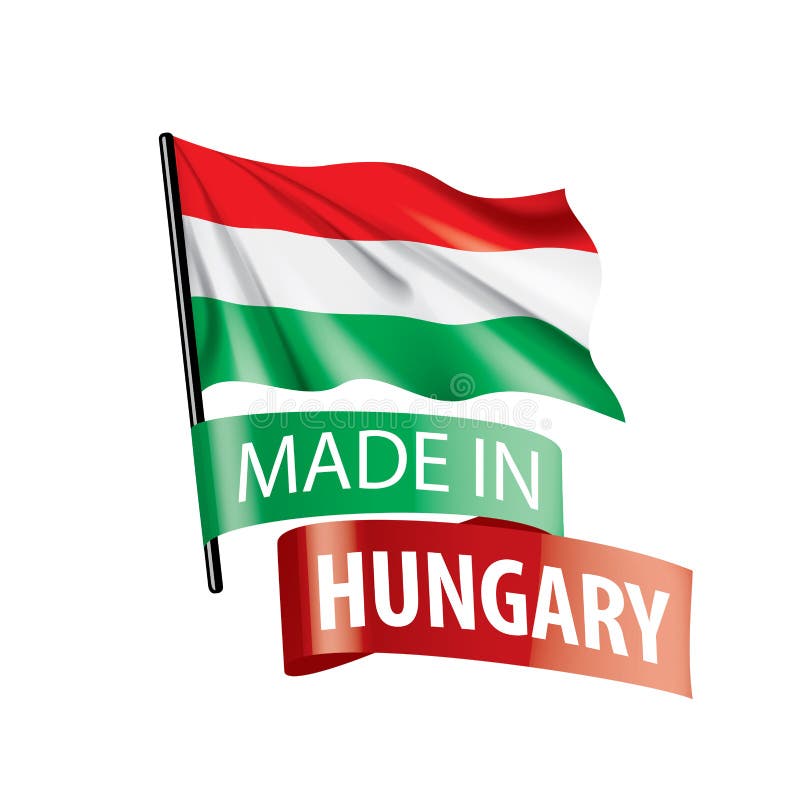 Hungary Flag, Vector Illustration on a White Background Stock Vector ...