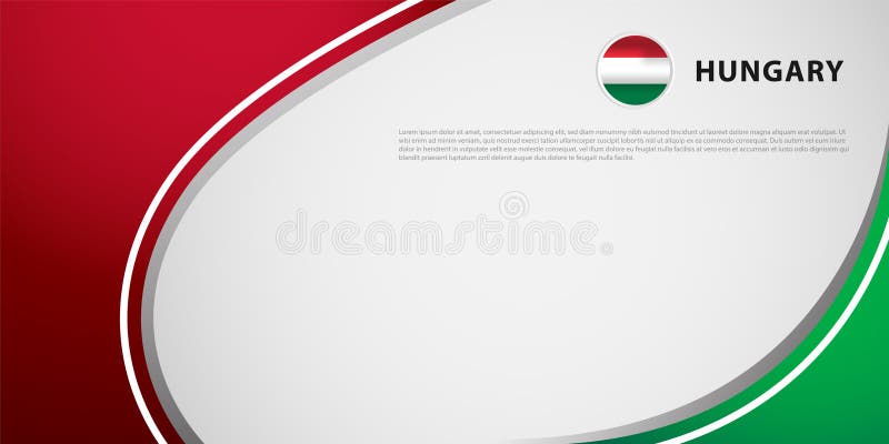 Hungary Layout Background Concept Design Template Stock Vector ...