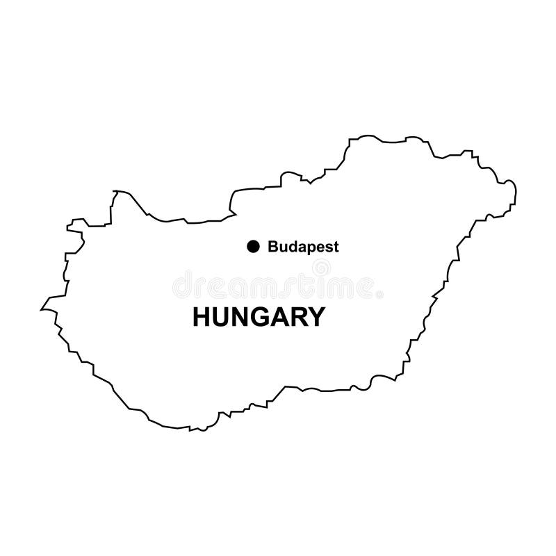 Hungary map icon stock vector. Illustration of infographics - 293507913